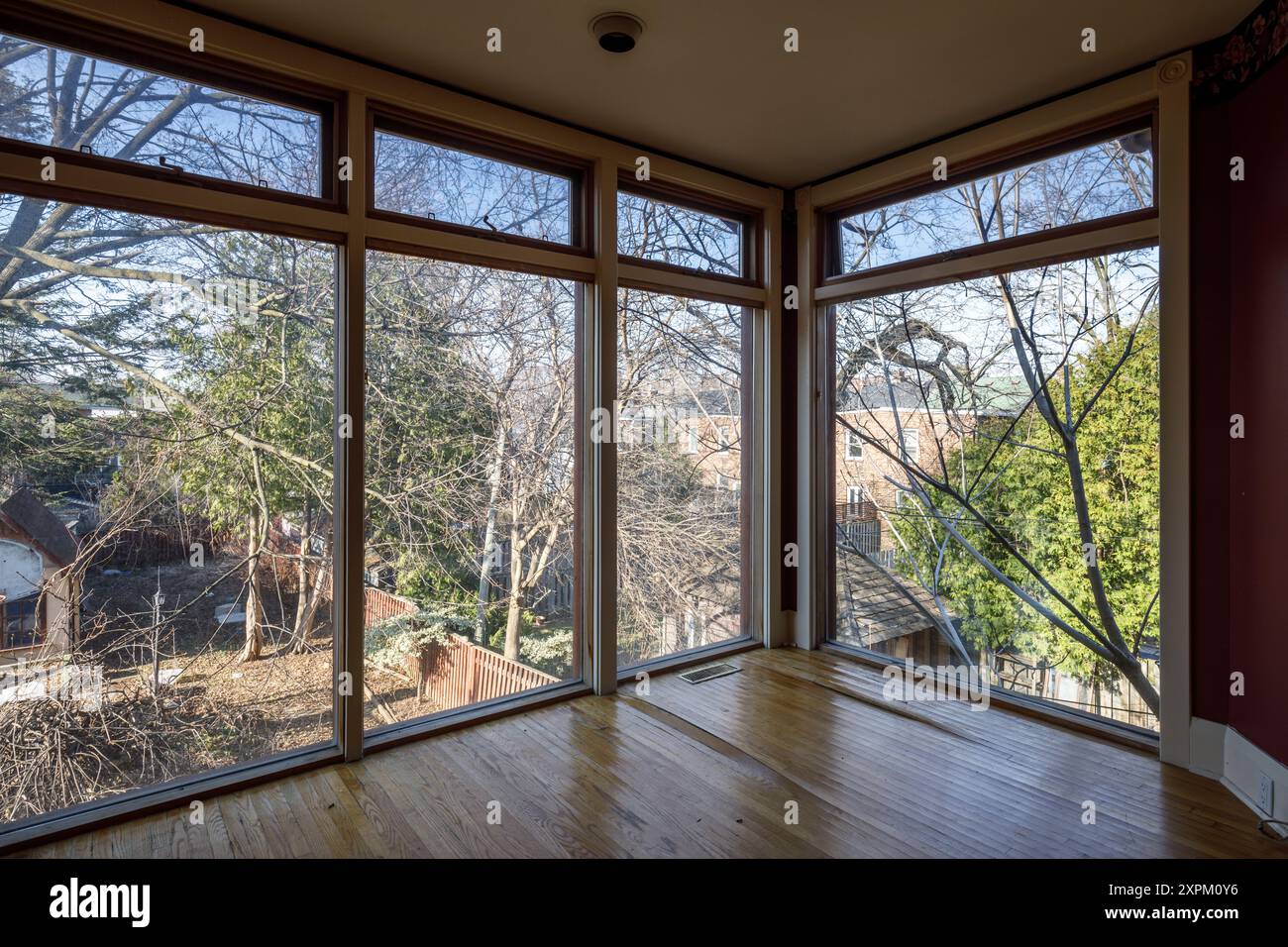 Large floor to ceiling windows with a view. This house has been ...