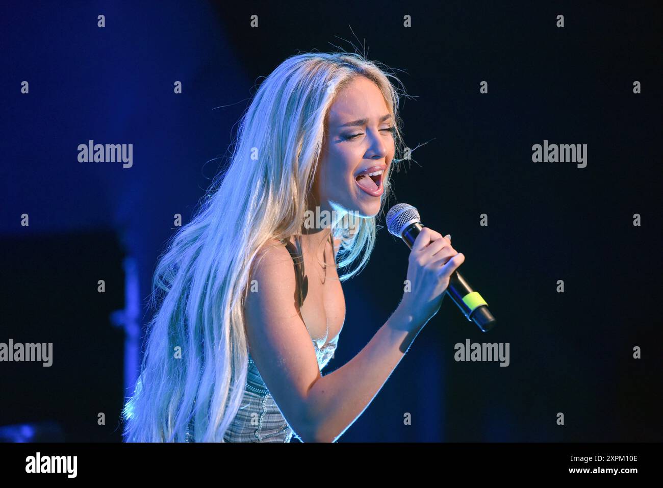 Sitges, Spain. 06th Aug, 2024. Spanish singer and actress Ana Mena ...