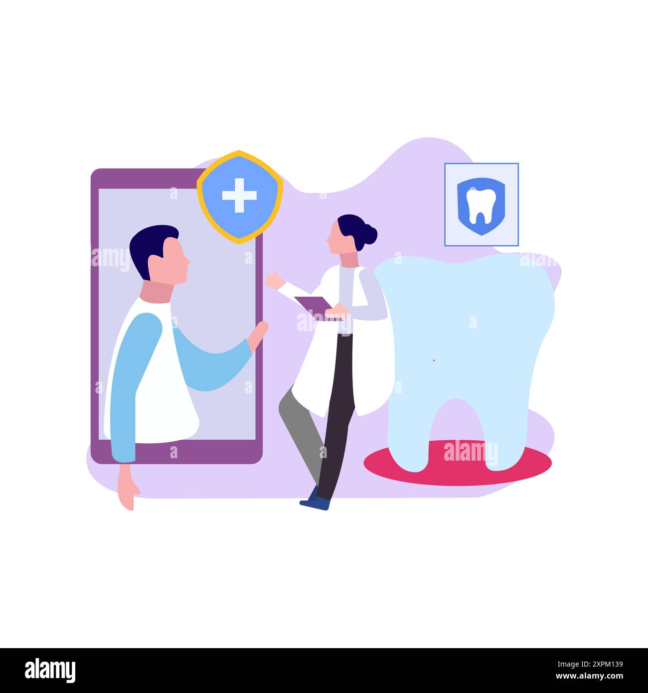 Doctor online service icon Cut Out Stock Images & Pictures - Alamy