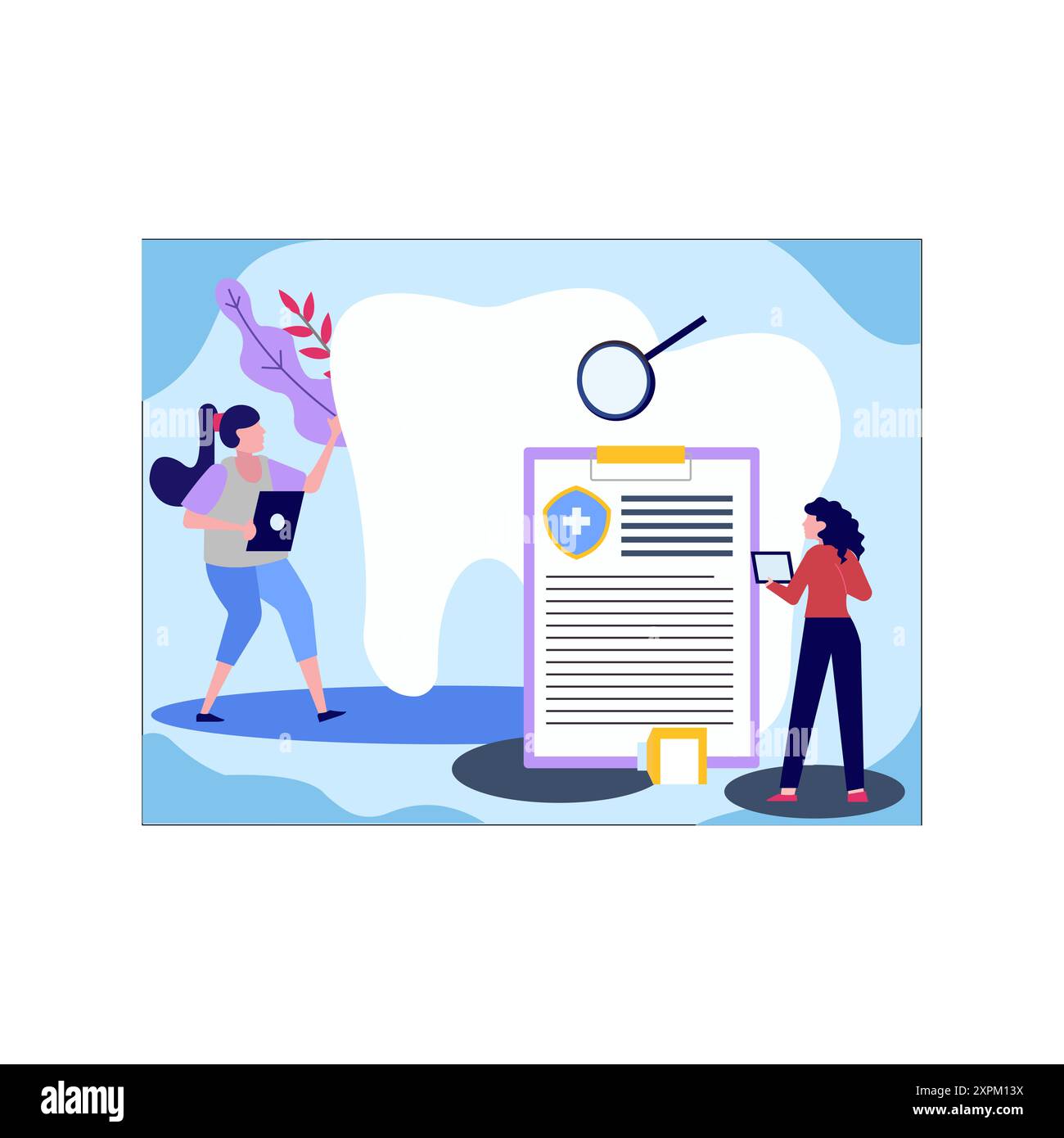 Dental report icon linear hi-res stock photography and images - Alamy