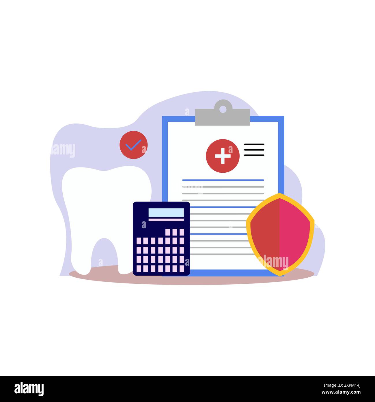 Vector illustration medical clipboard Cut Out Stock Images & Pictures ...