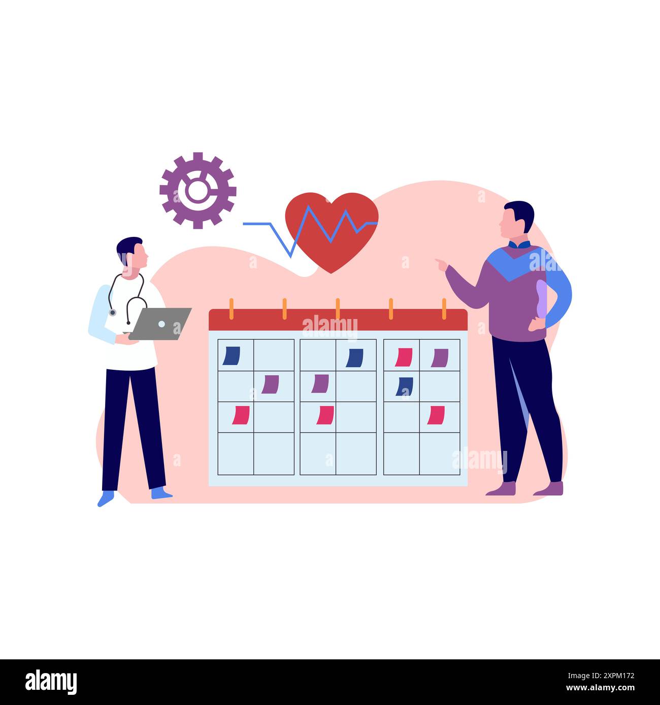 Event management time schedule Cut Out Stock Images & Pictures - Alamy