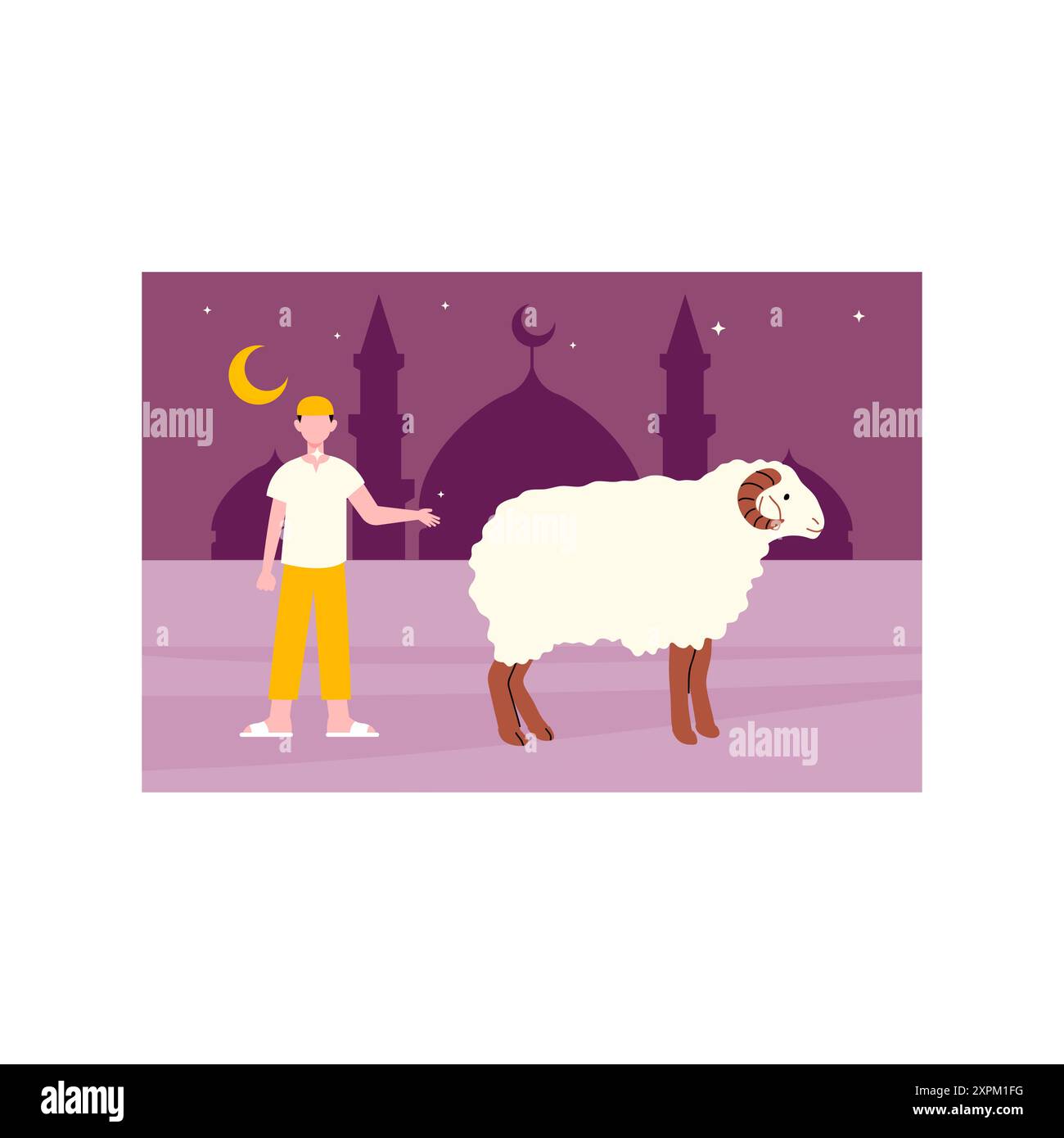 Boy with sheep Cut Out Stock Images & Pictures - Alamy