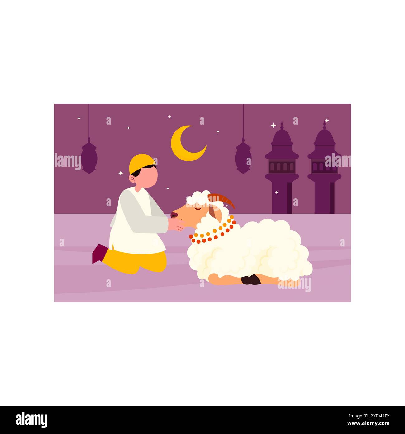 Boy with sheep Cut Out Stock Images & Pictures - Alamy