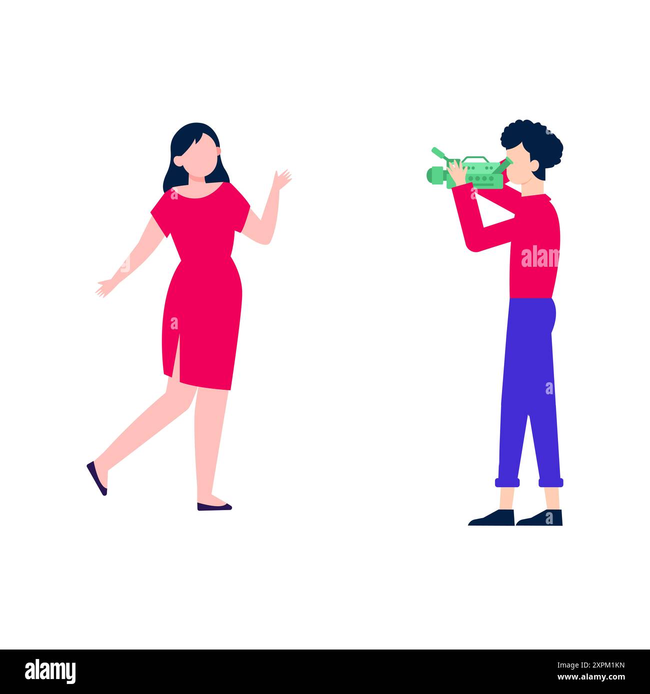 Cameraman Cut Out Stock Images & Pictures - Alamy