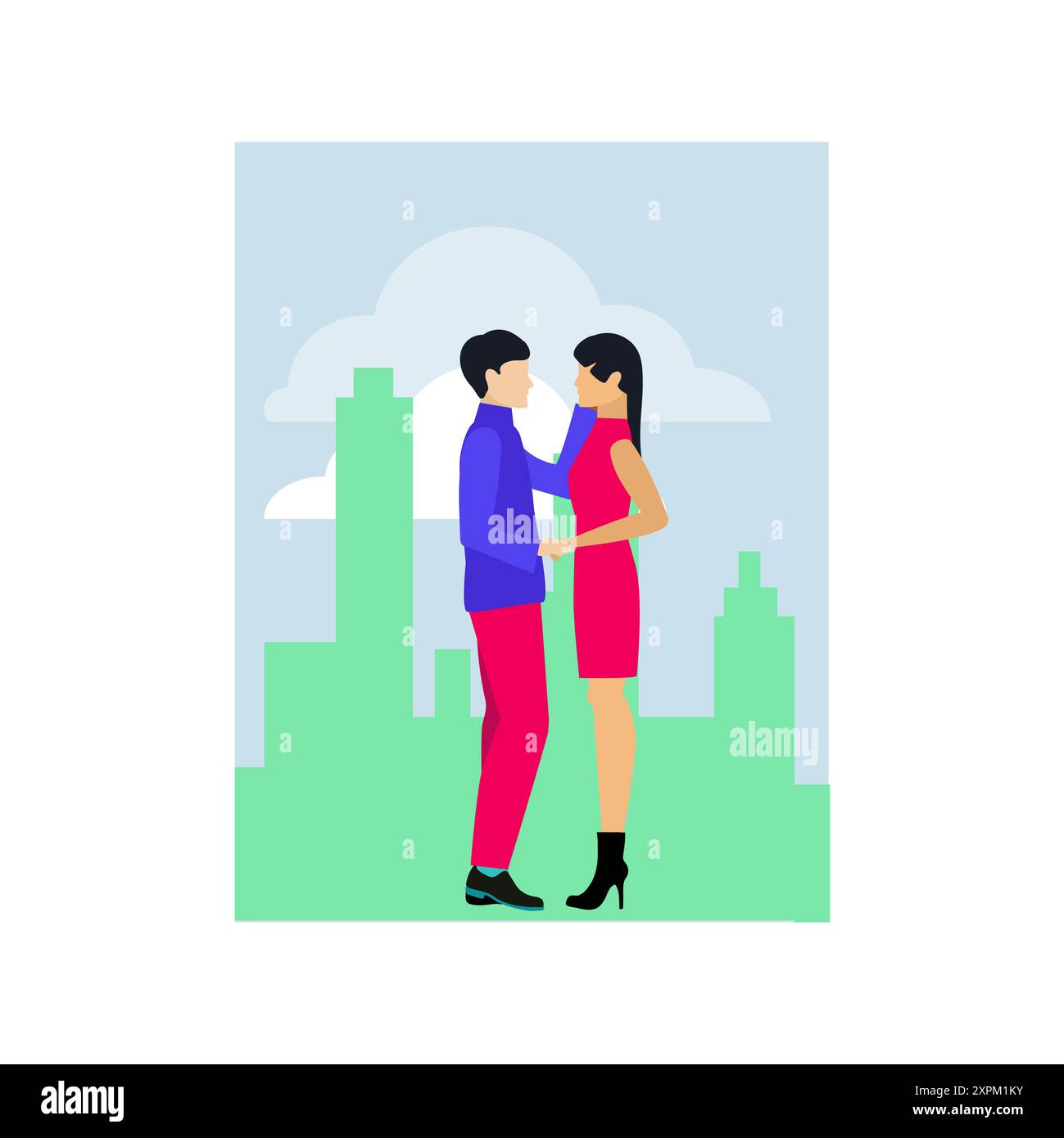 Romantic film scene hi-res stock photography and images - Alamy