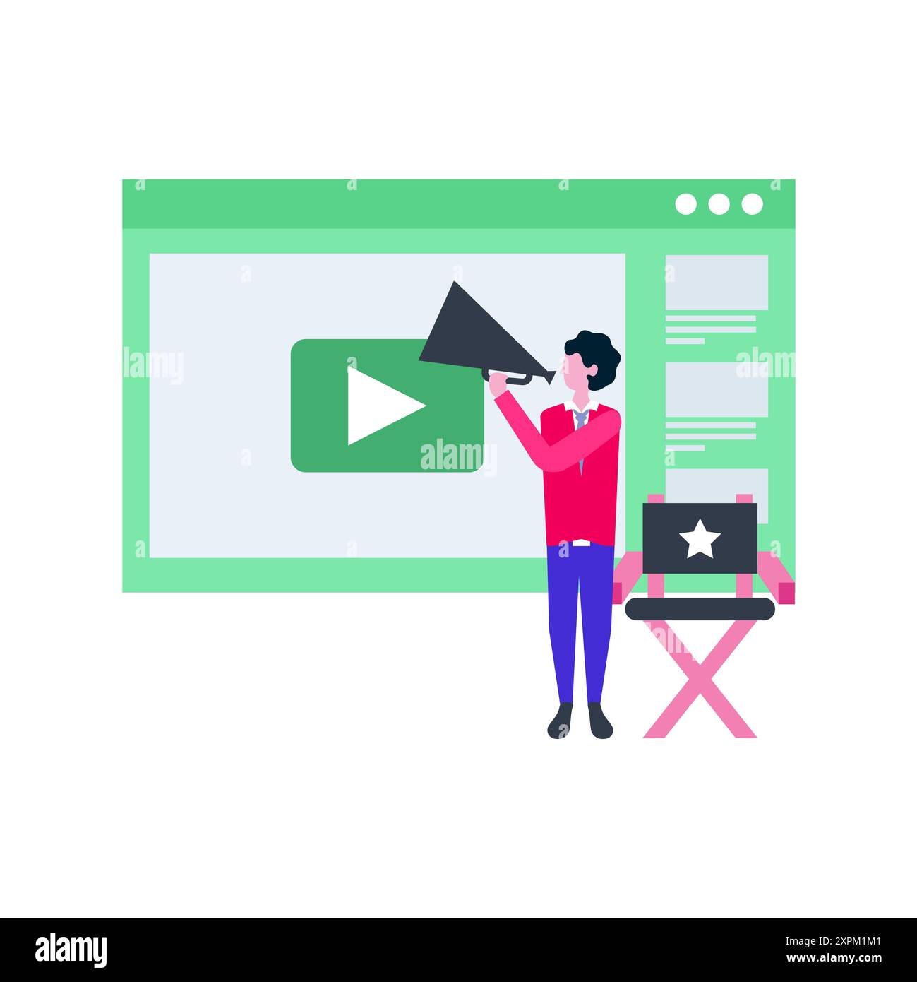 Speaking vector Cut Out Stock Images & Pictures - Alamy