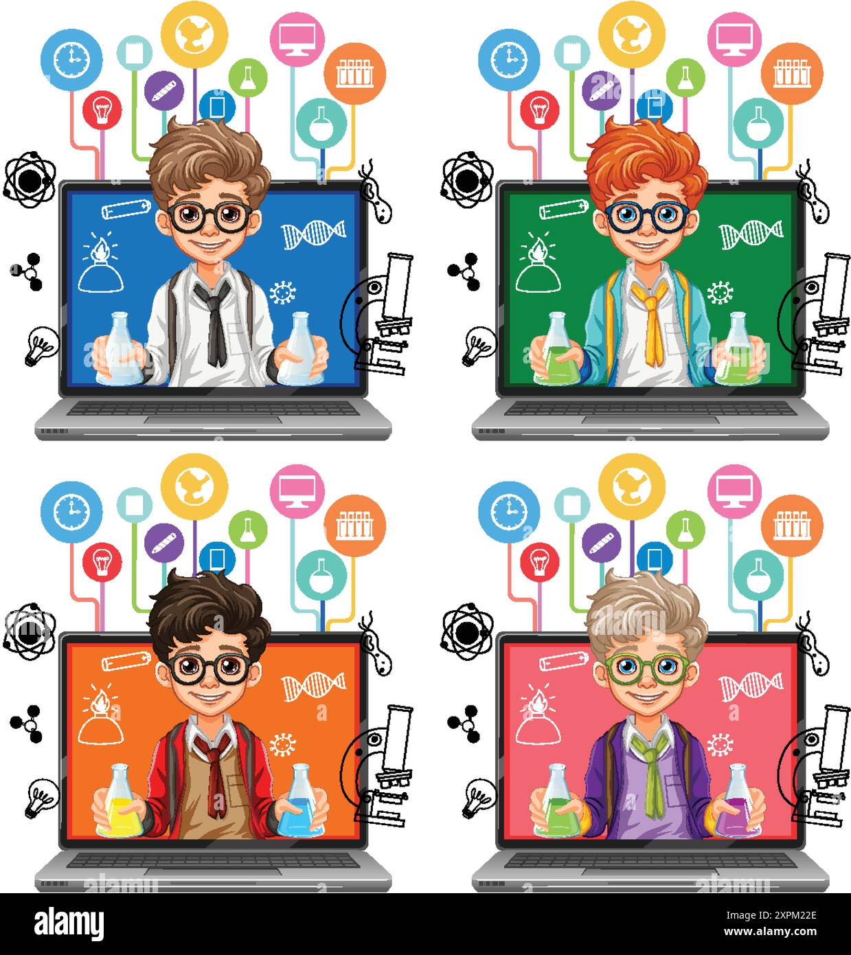 Stem teaching and learning Stock Vector Images - Alamy