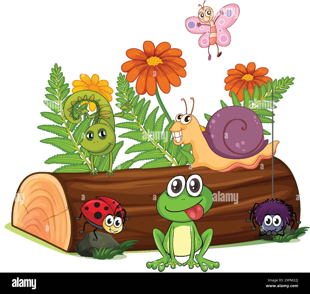 Adorable forest creatures vector vectors hi-res stock photography and ...