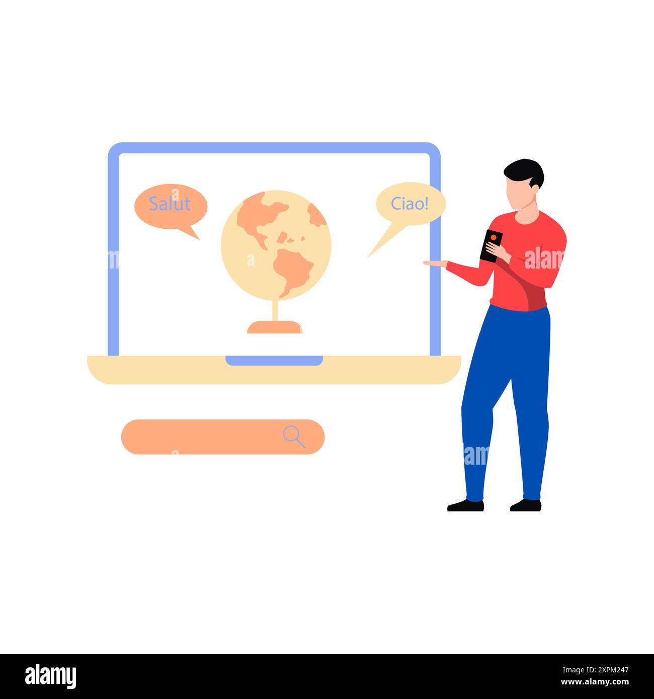 Boy laptop sign language hi-res stock photography and images - Alamy