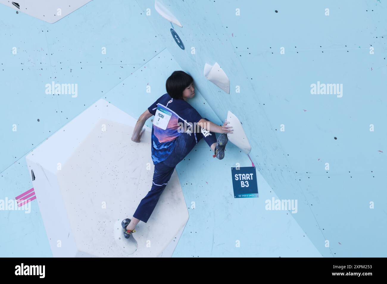 Le Bourget, France. 6th Aug, 2024. Ai Mori (JPN) Sport Climbing : Women ...