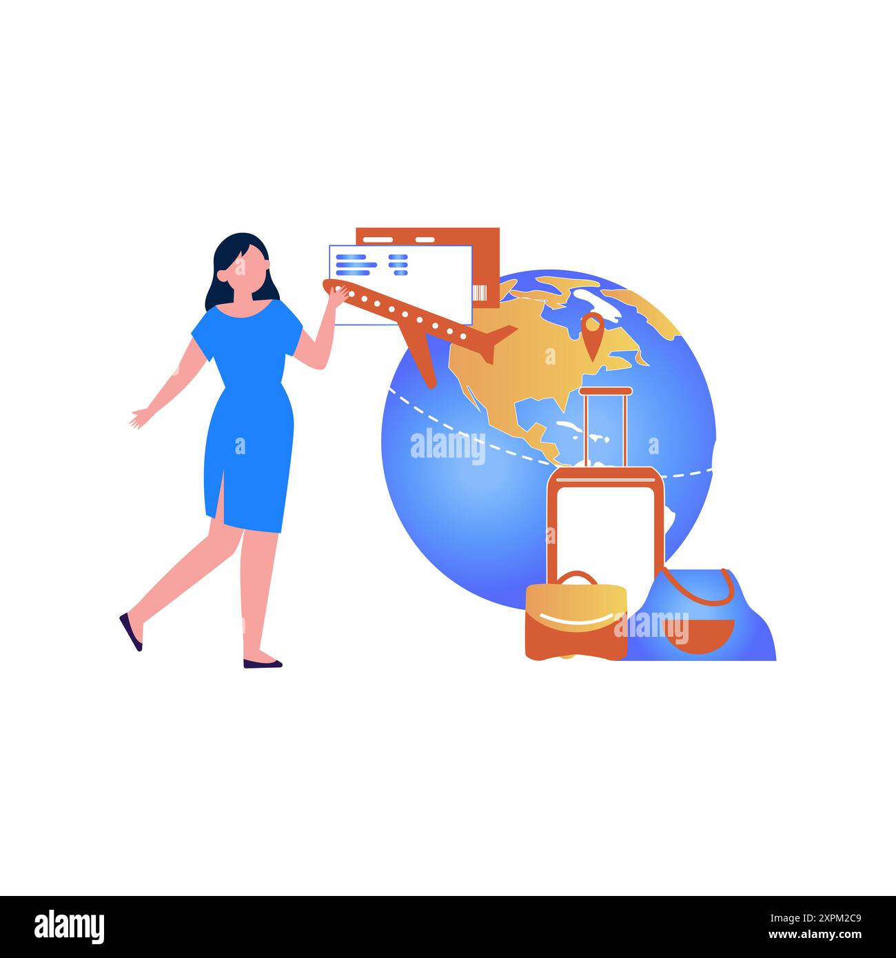 The business trip Cut Out Stock Images & Pictures - Alamy