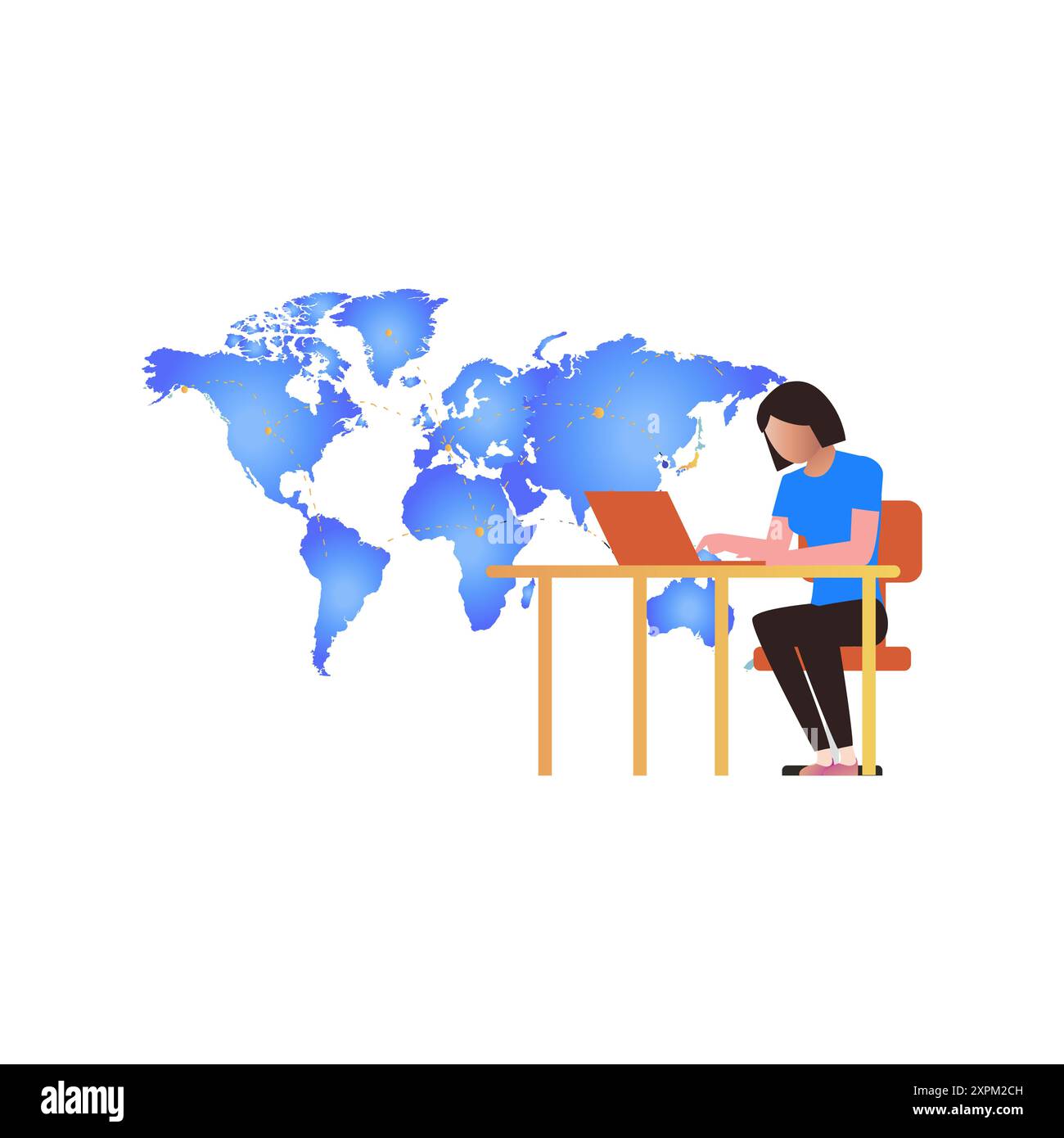 Working together concept business Cut Out Stock Images & Pictures - Alamy