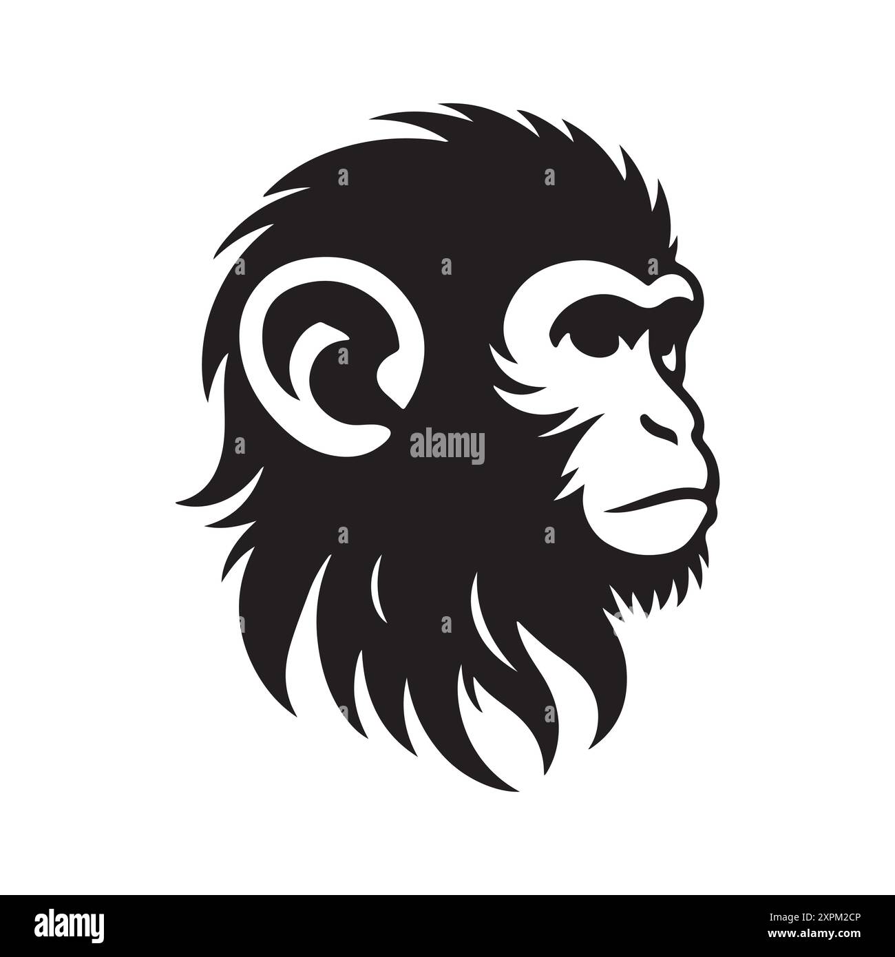 Monkey portrait - cut out outline silhouette Stock Vector Image & Art ... Monkey portrait - cut out outline silhouette Stock Vector Image & Art ...