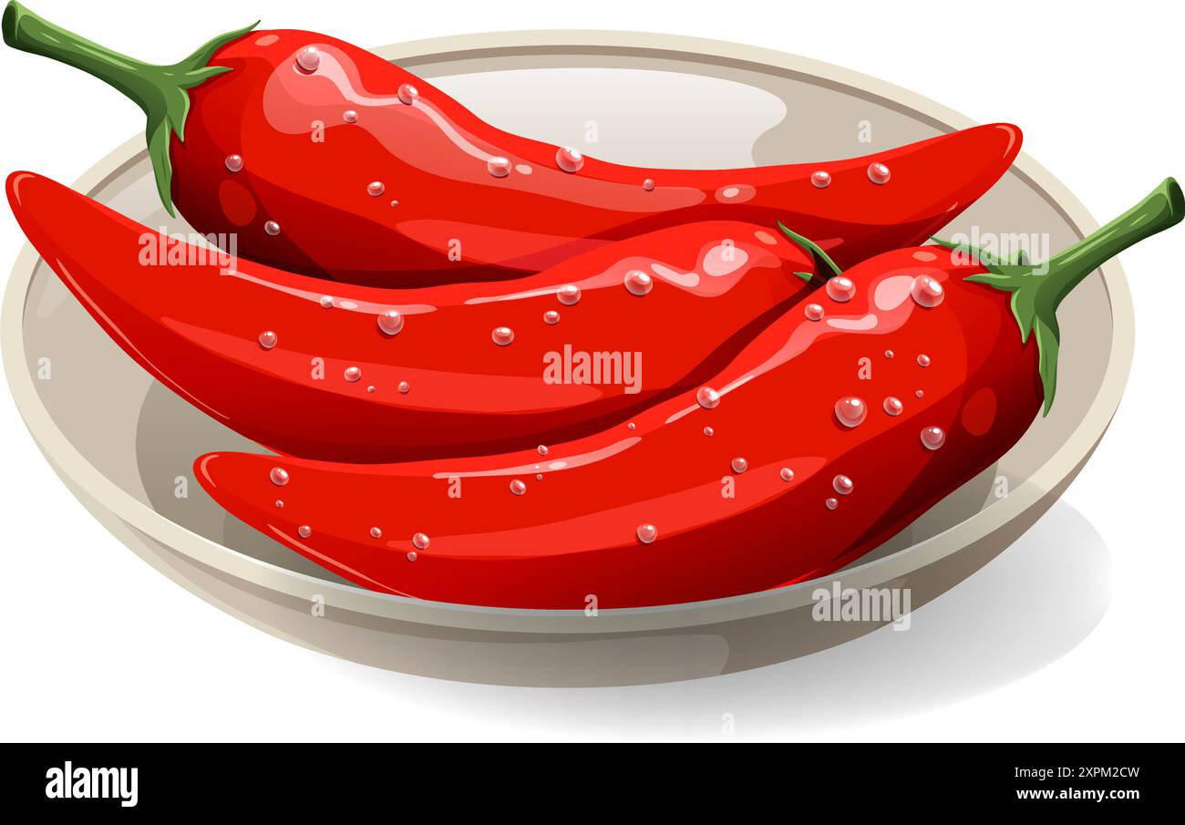 Mexican chilies Stock Vector Images - Alamy