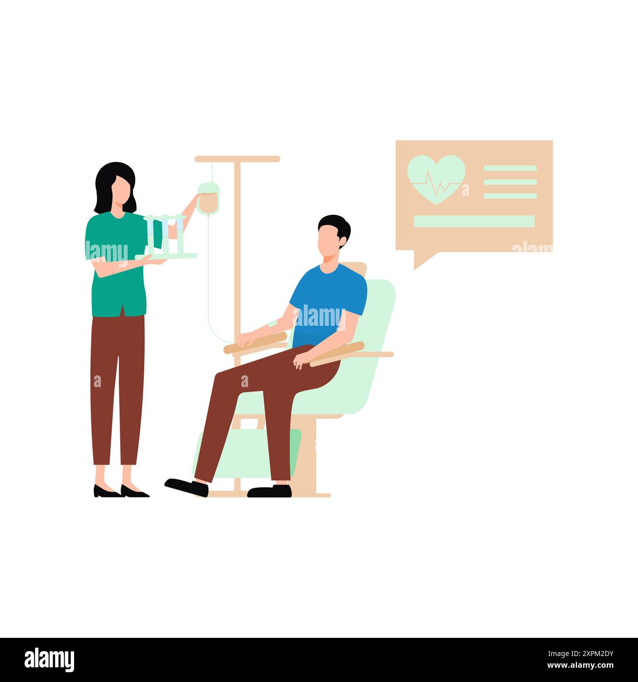 Health care man checking Cut Out Stock Images & Pictures - Alamy