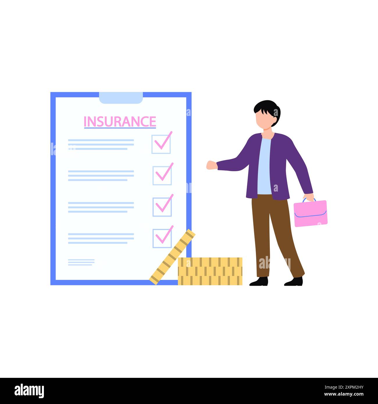 Insurance note Cut Out Stock Images & Pictures - Alamy