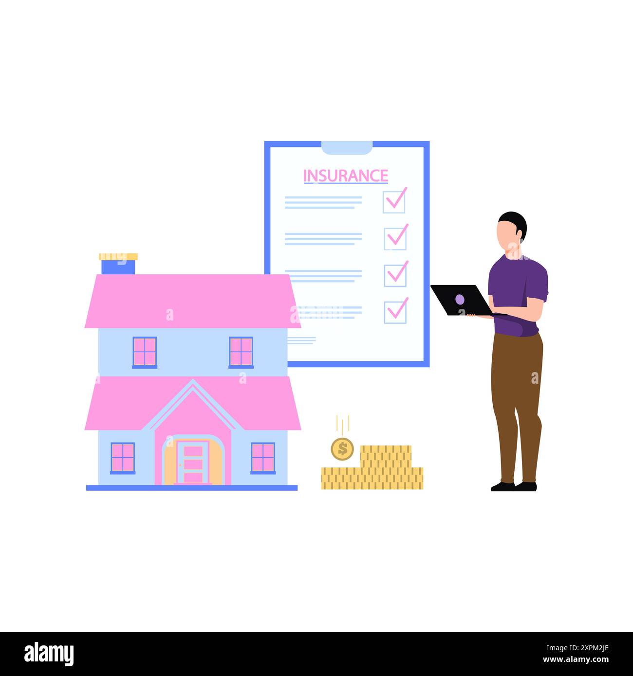 House home page vector Cut Out Stock Images & Pictures - Alamy