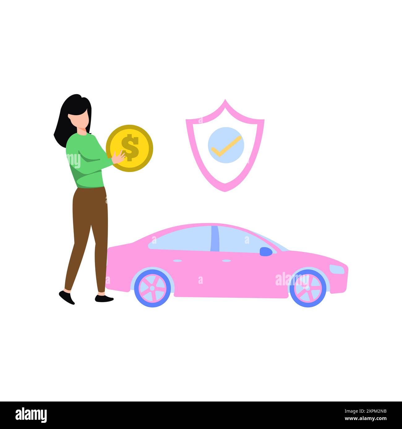 Insurance business vector concept protect of property hi-res stock ...