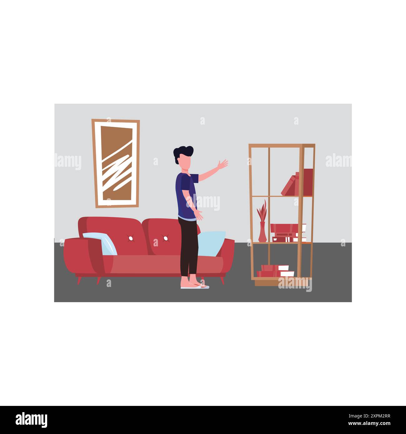 Books flat design Cut Out Stock Images & Pictures - Alamy