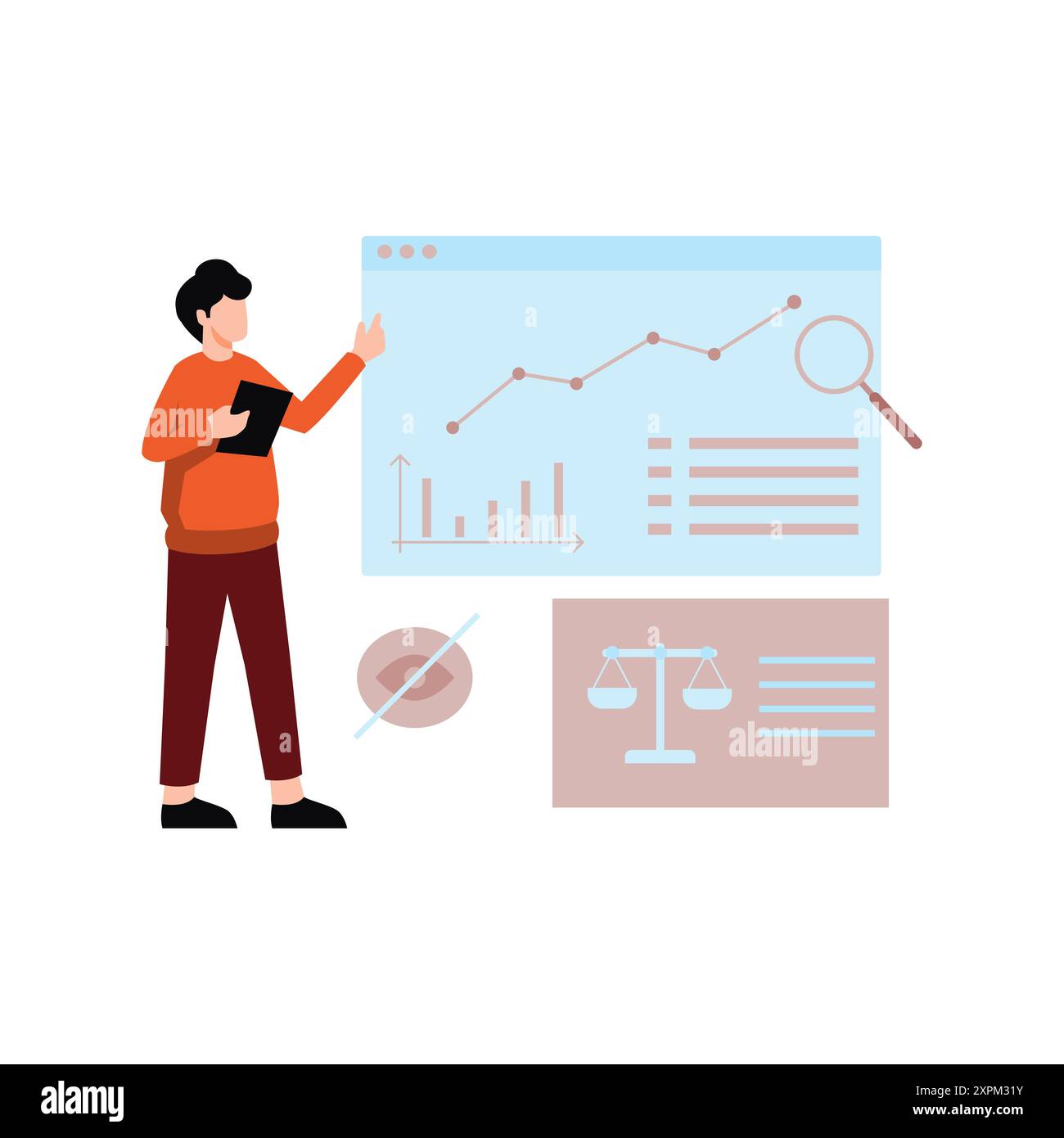 Boy graph diagram hi-res stock photography and images - Alamy