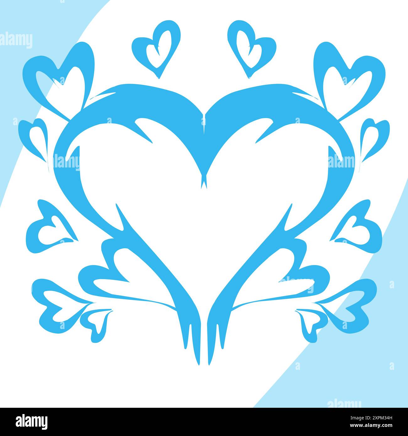 Blue frame photo call Stock Vector Images - Alamy