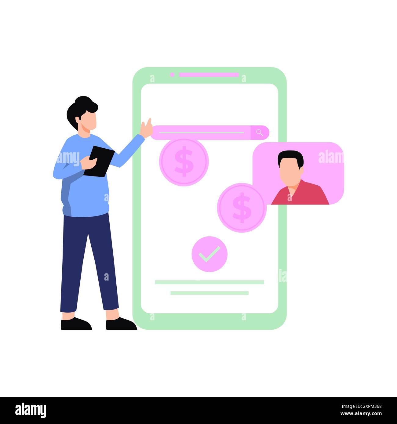 Withdraw money online Cut Out Stock Images & Pictures - Alamy