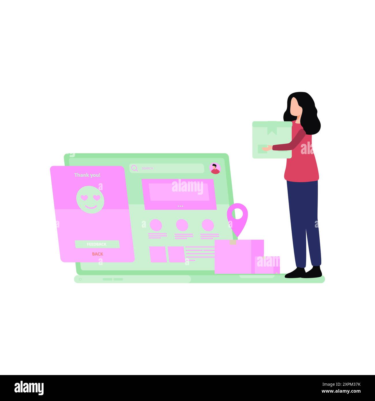 Reviewing box hi-res stock photography and images - Alamy