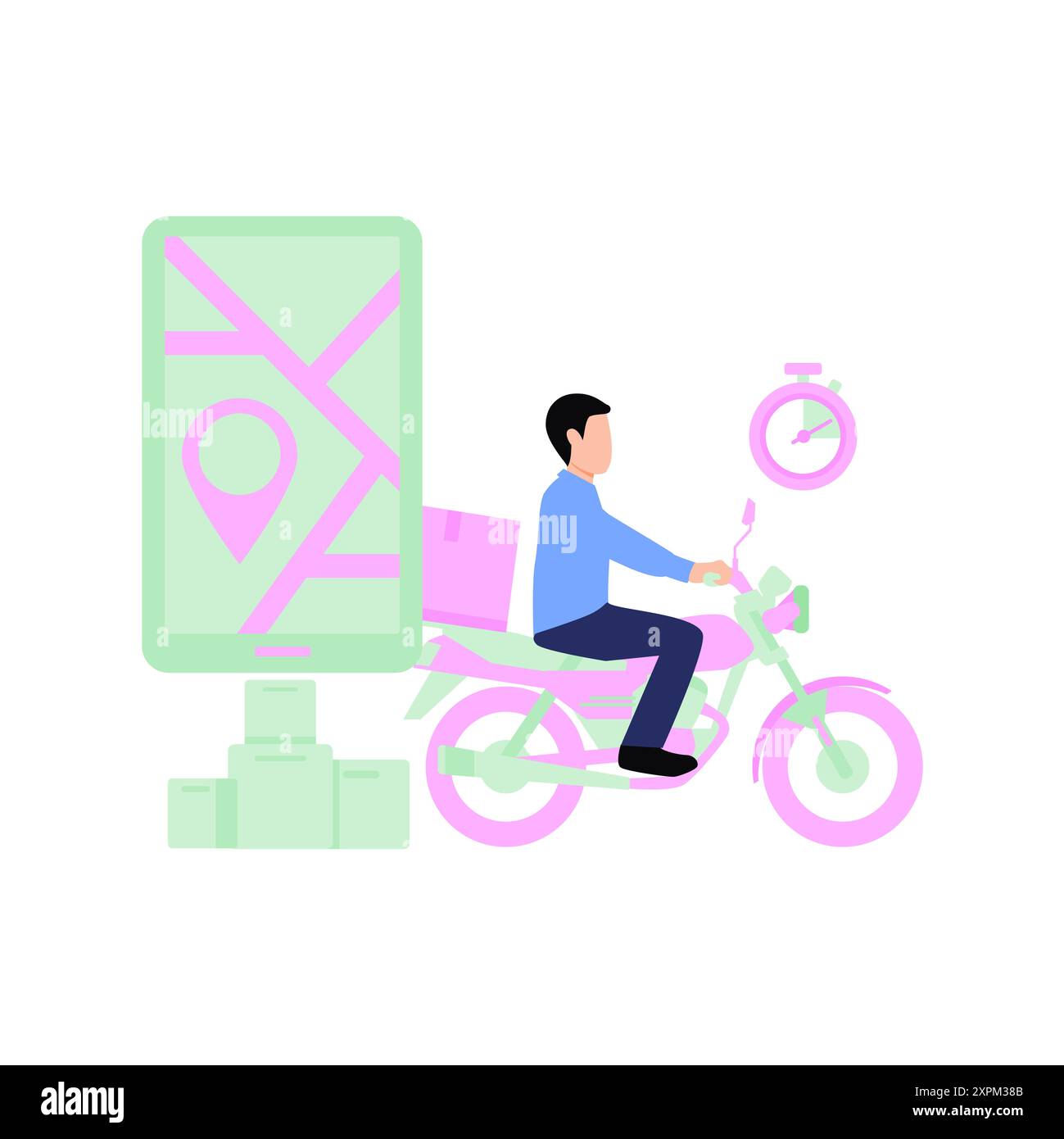 Scooter location Cut Out Stock Images & Pictures - Alamy