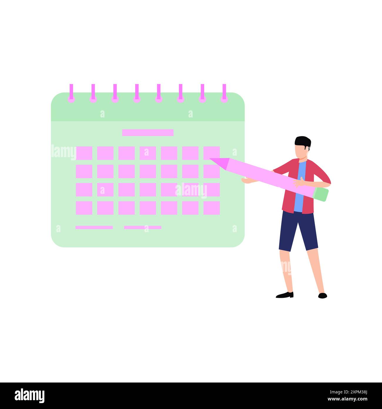 Time schedule vector illustration hi-res stock photography and images ...