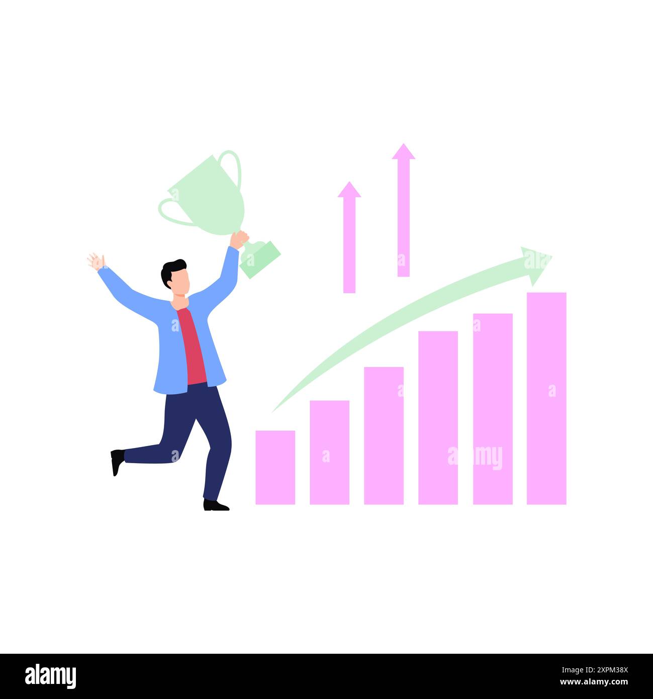 The boy is successful in business Stock Photo - Alamy