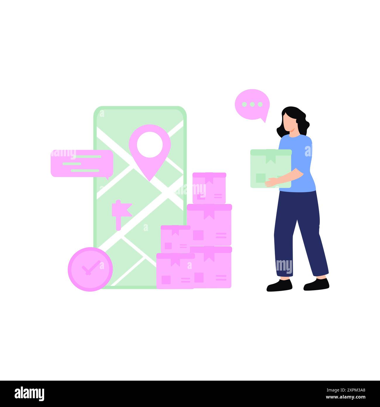 Delivery point hi-res stock photography and images - Alamy