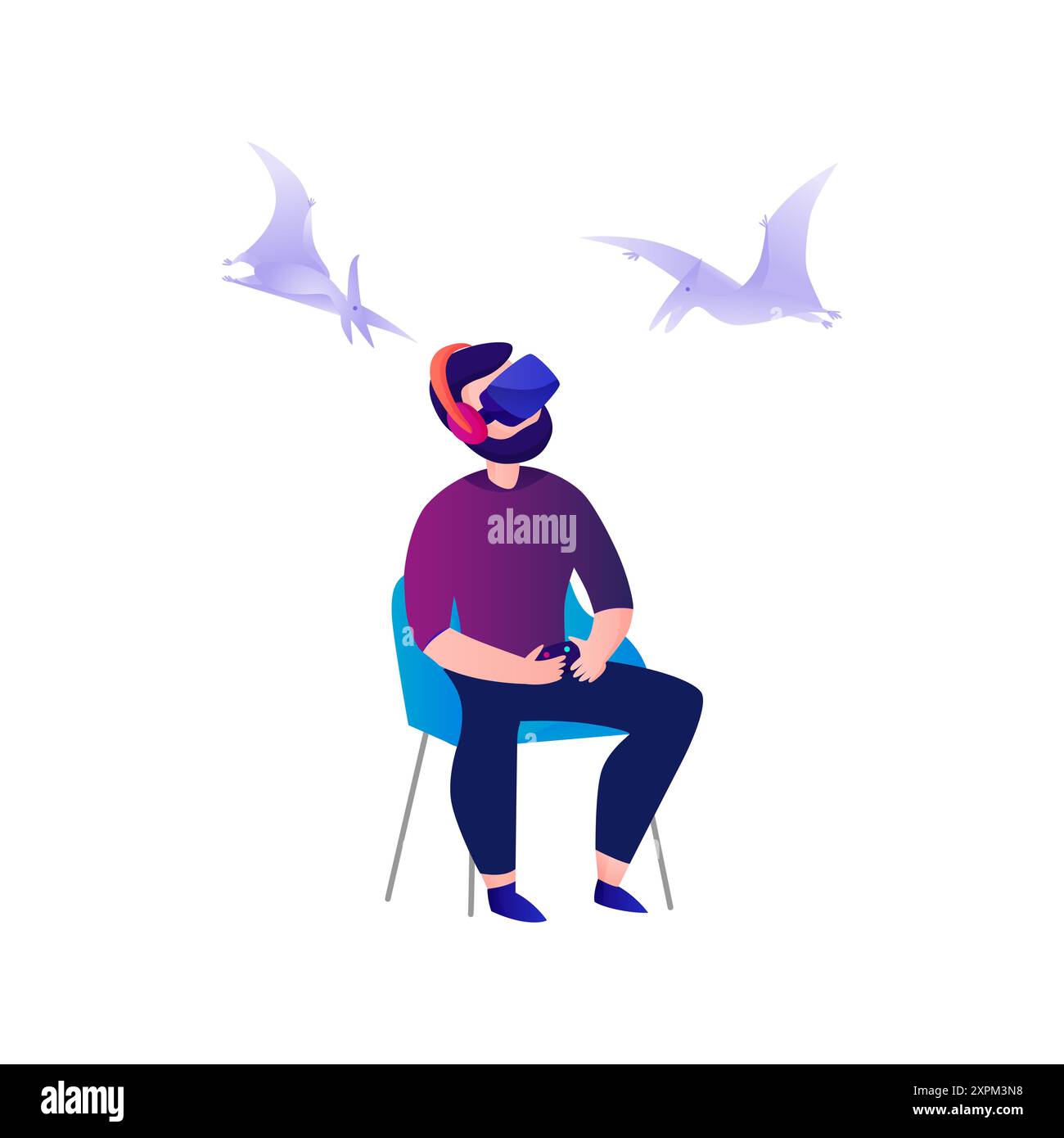 Boy is watching Cut Out Stock Images & Pictures - Alamy