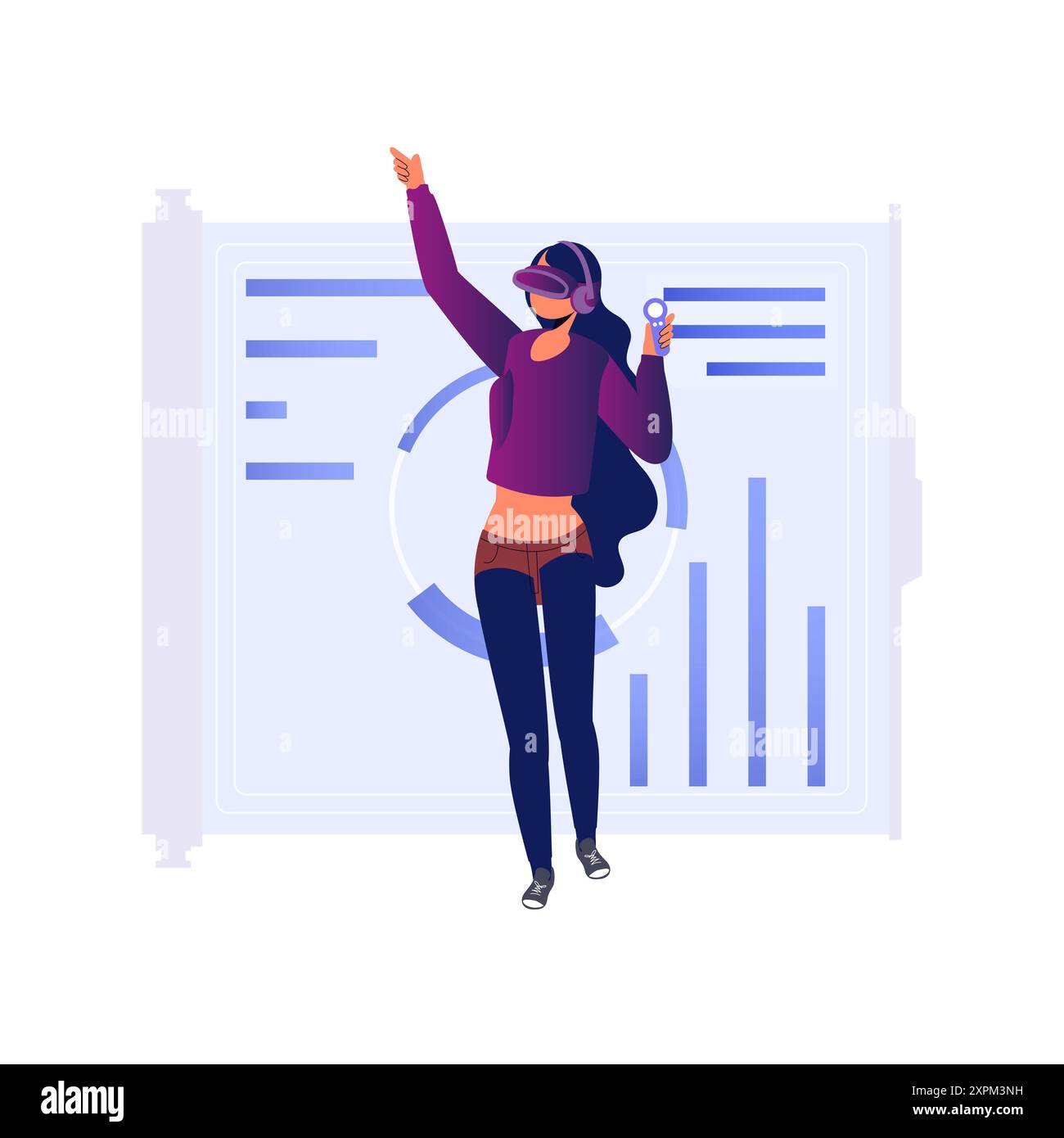 Standing girl wearing glasses hi-res stock photography and images - Alamy
