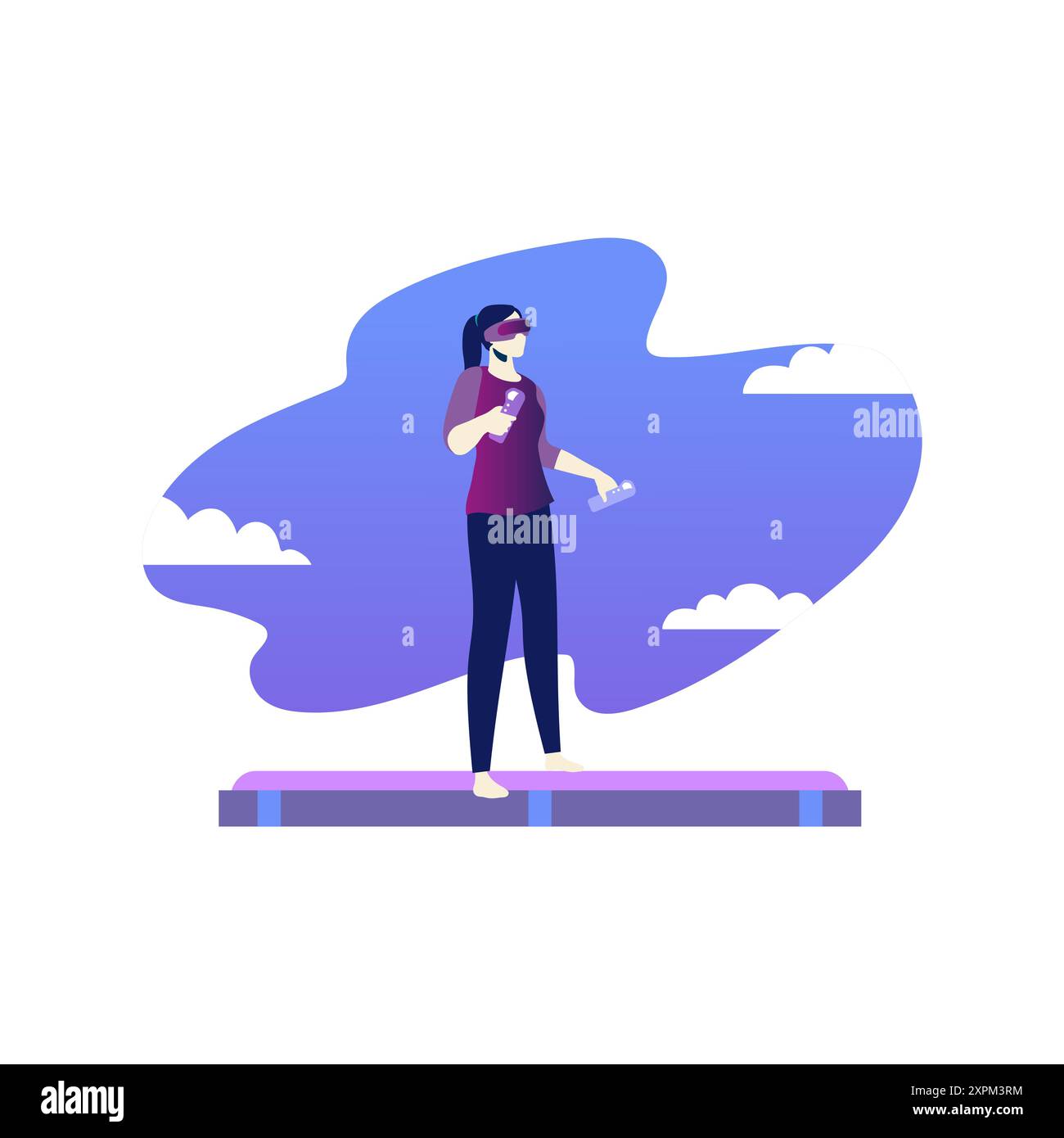 Virtual reality metaverse Cut Out Stock Images & Pictures - Alamy