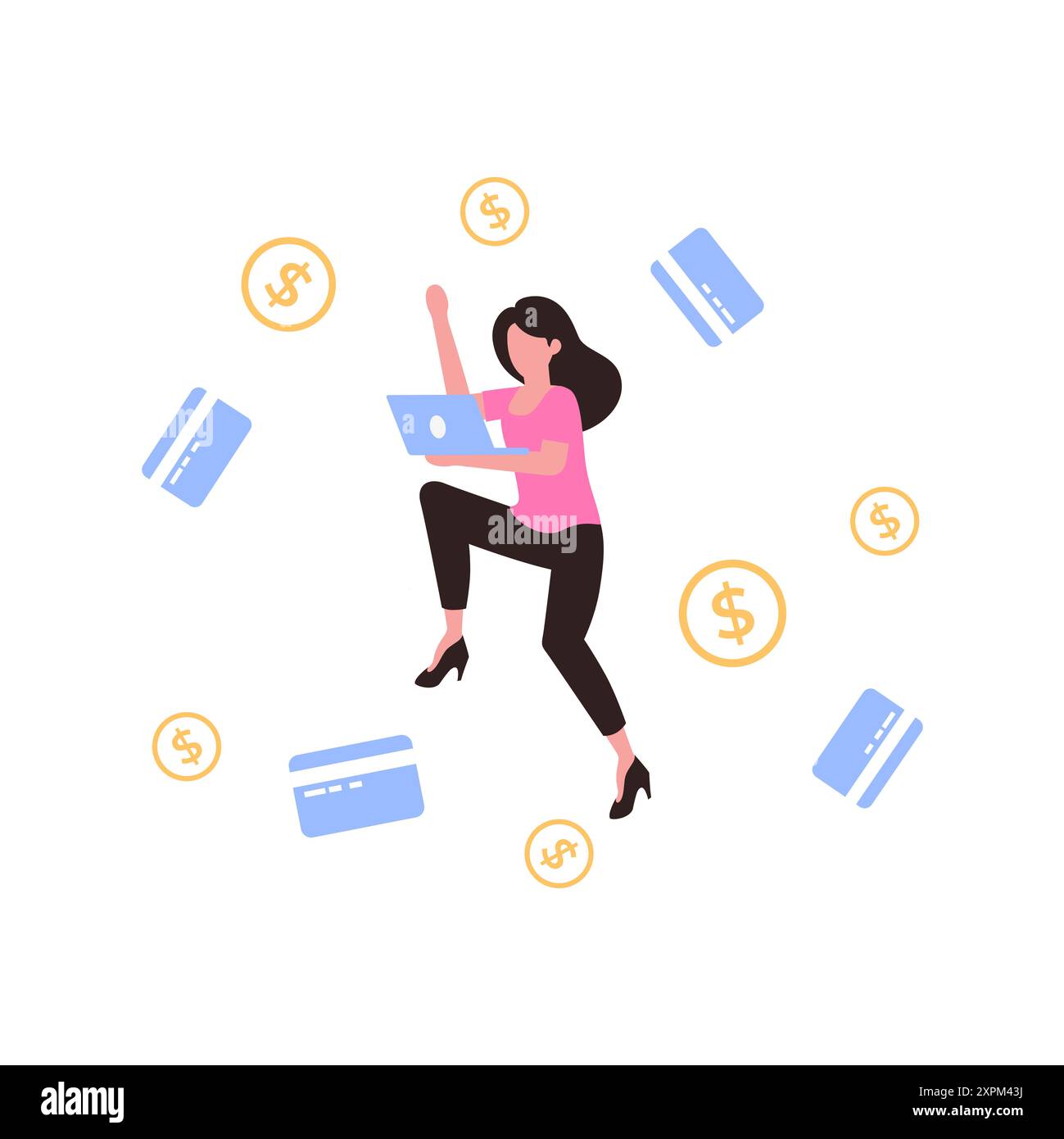 Earning vector hi-res stock photography and images - Alamy