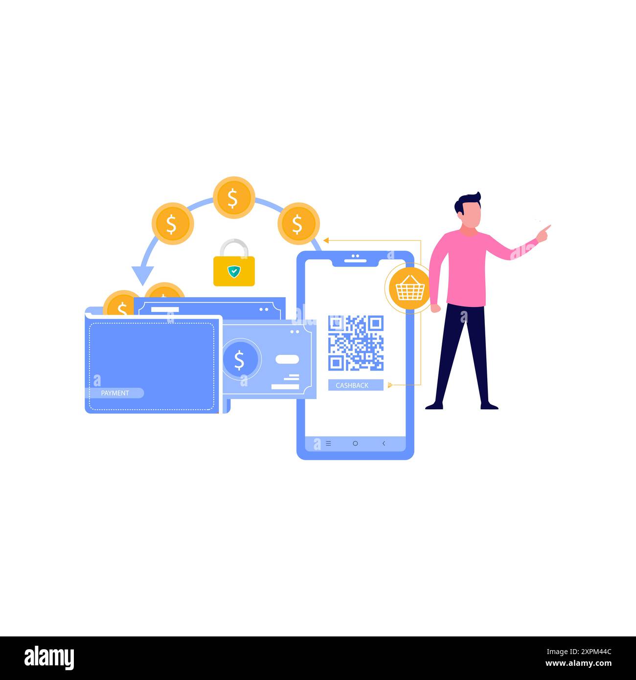 Credit card qr code Cut Out Stock Images & Pictures - Alamy