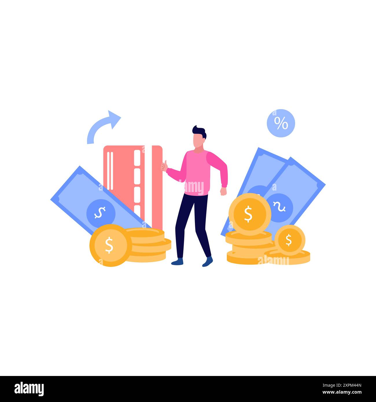 Earn money online vector Cut Out Stock Images & Pictures - Alamy