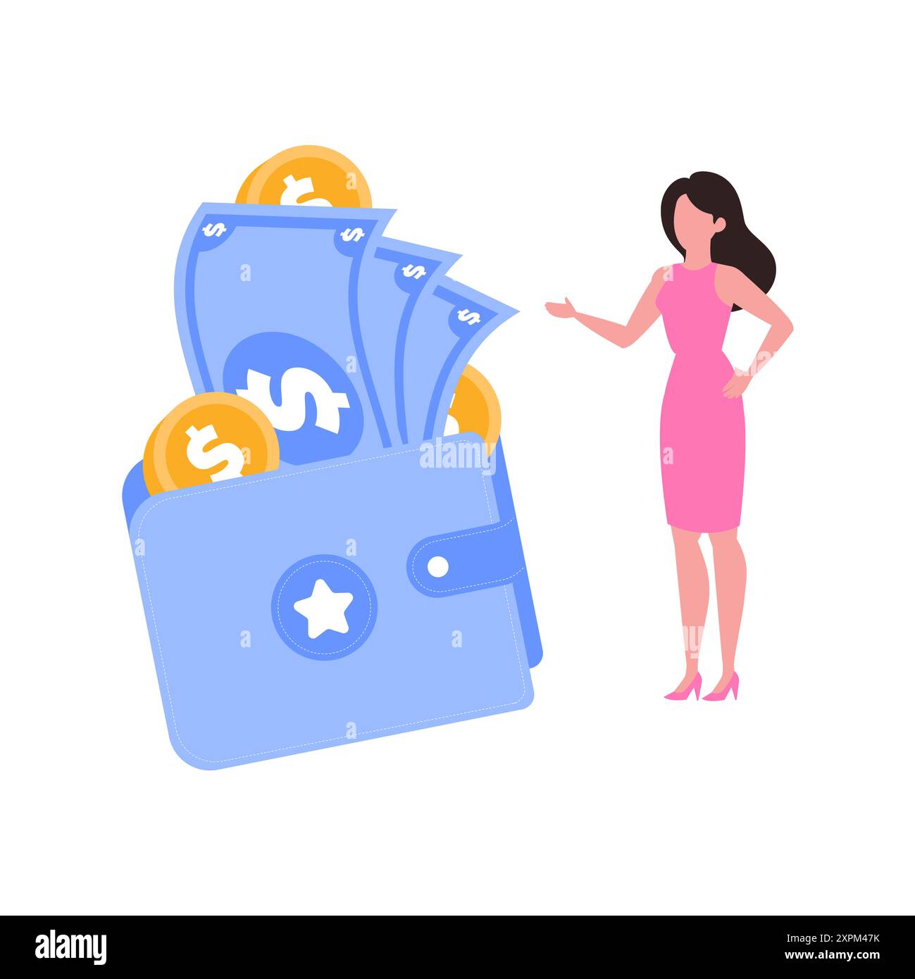 Digital wallet vector hi-res stock photography and images - Alamy