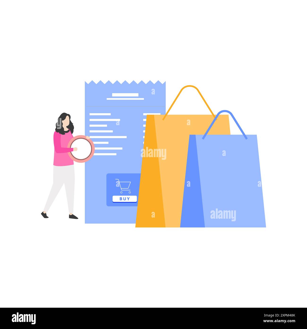 Shopping bill hi-res stock photography and images - Alamy