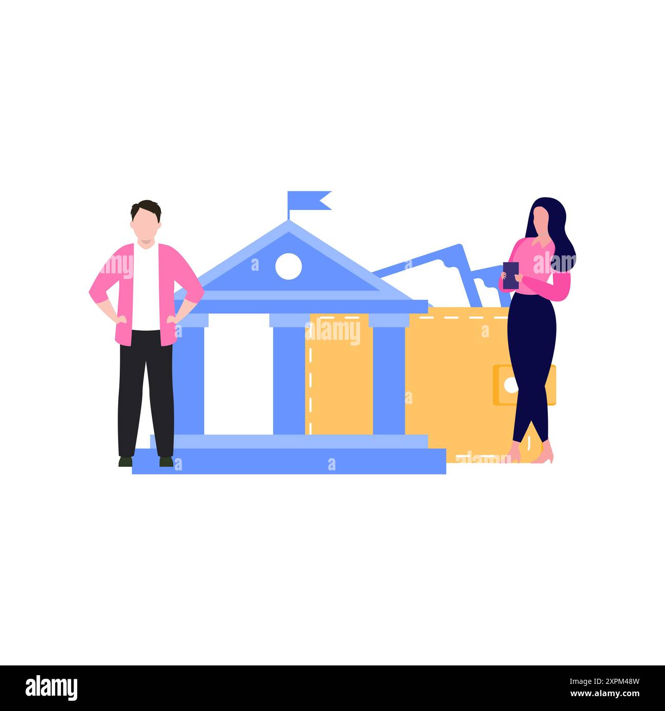 Girl in bank Cut Out Stock Images & Pictures - Alamy