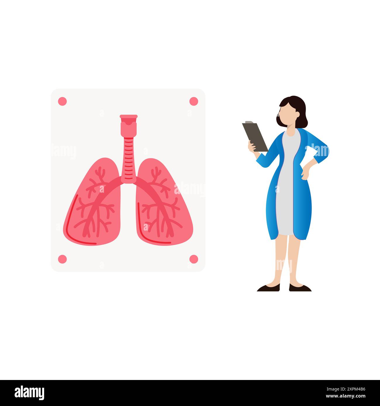 Lung health check Cut Out Stock Images & Pictures - Alamy