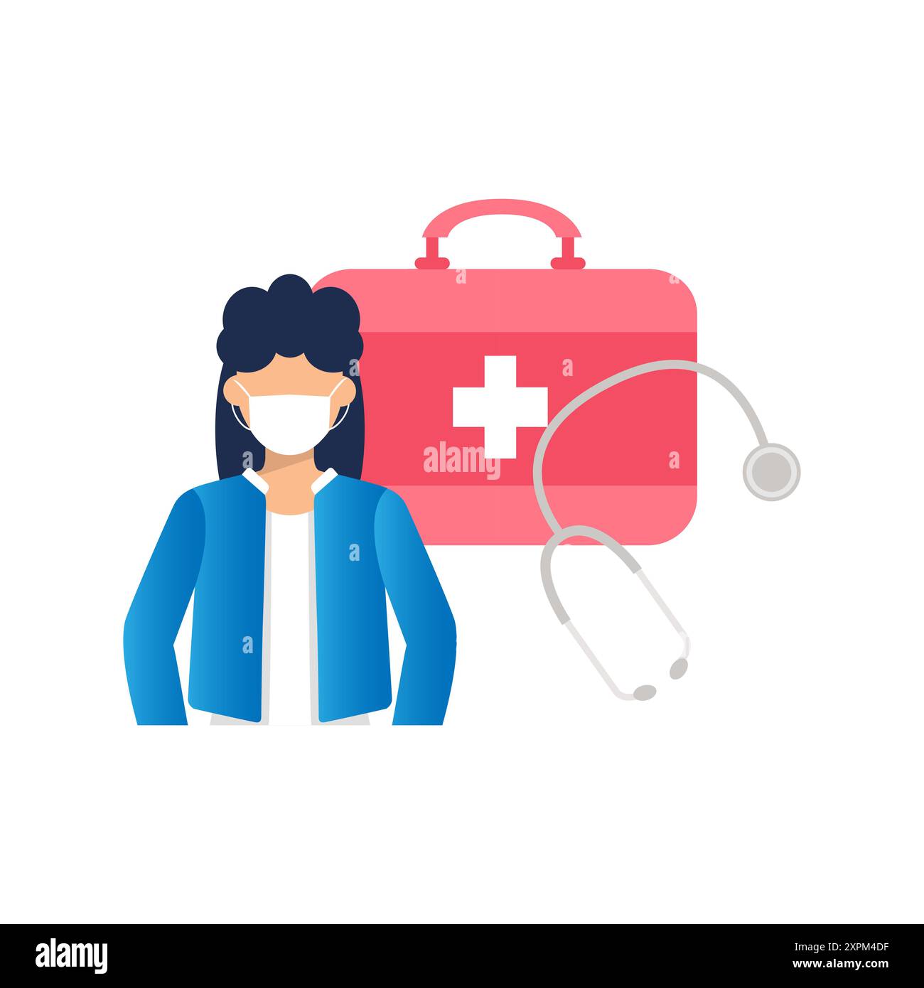 Doctor female first aid Cut Out Stock Images & Pictures - Alamy