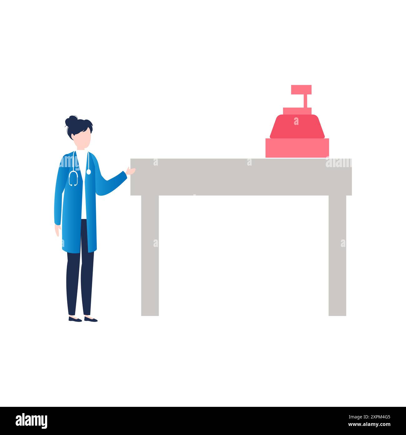 Lady doctor, hospital Cut Out Stock Images & Pictures - Alamy