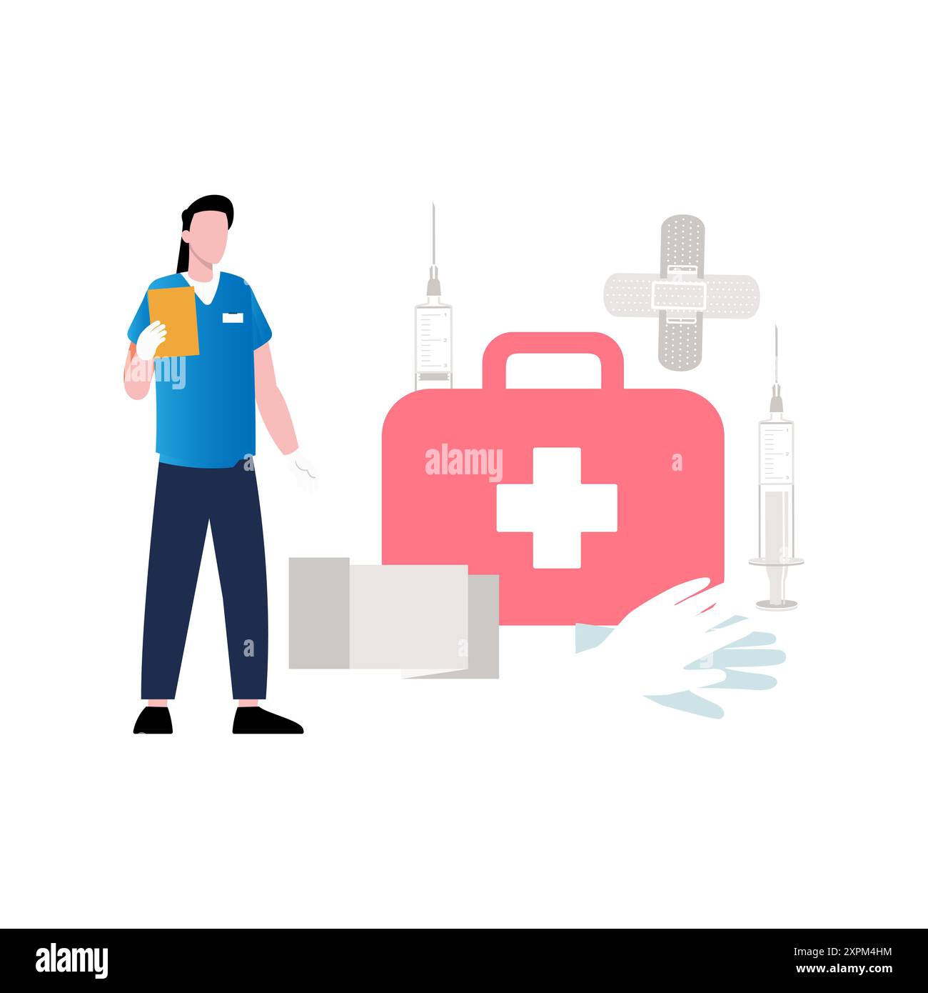 Nurse injury Cut Out Stock Images & Pictures - Alamy