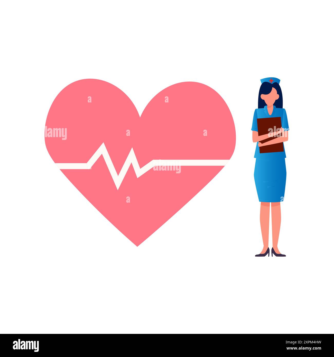 Hospital nurse vector hi-res stock photography and images - Alamy