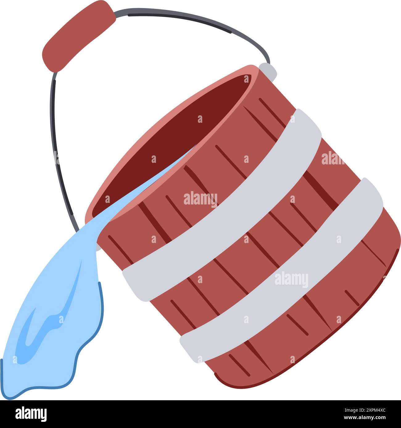 clean bucket water cartoon vector illustration Stock Vector Image & Art ...