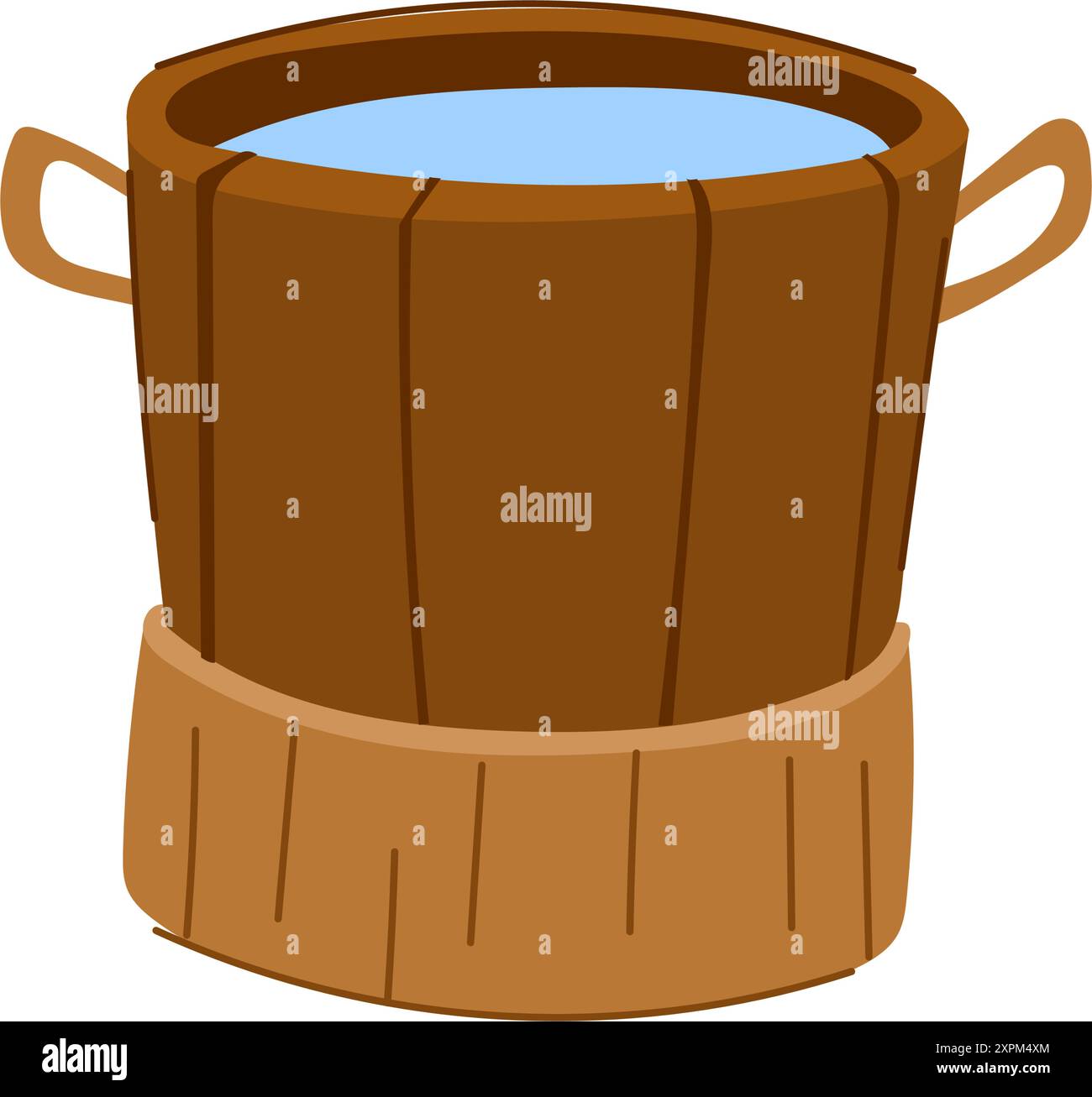 pail bucket water cartoon vector illustration Stock Vector Image & Art ...