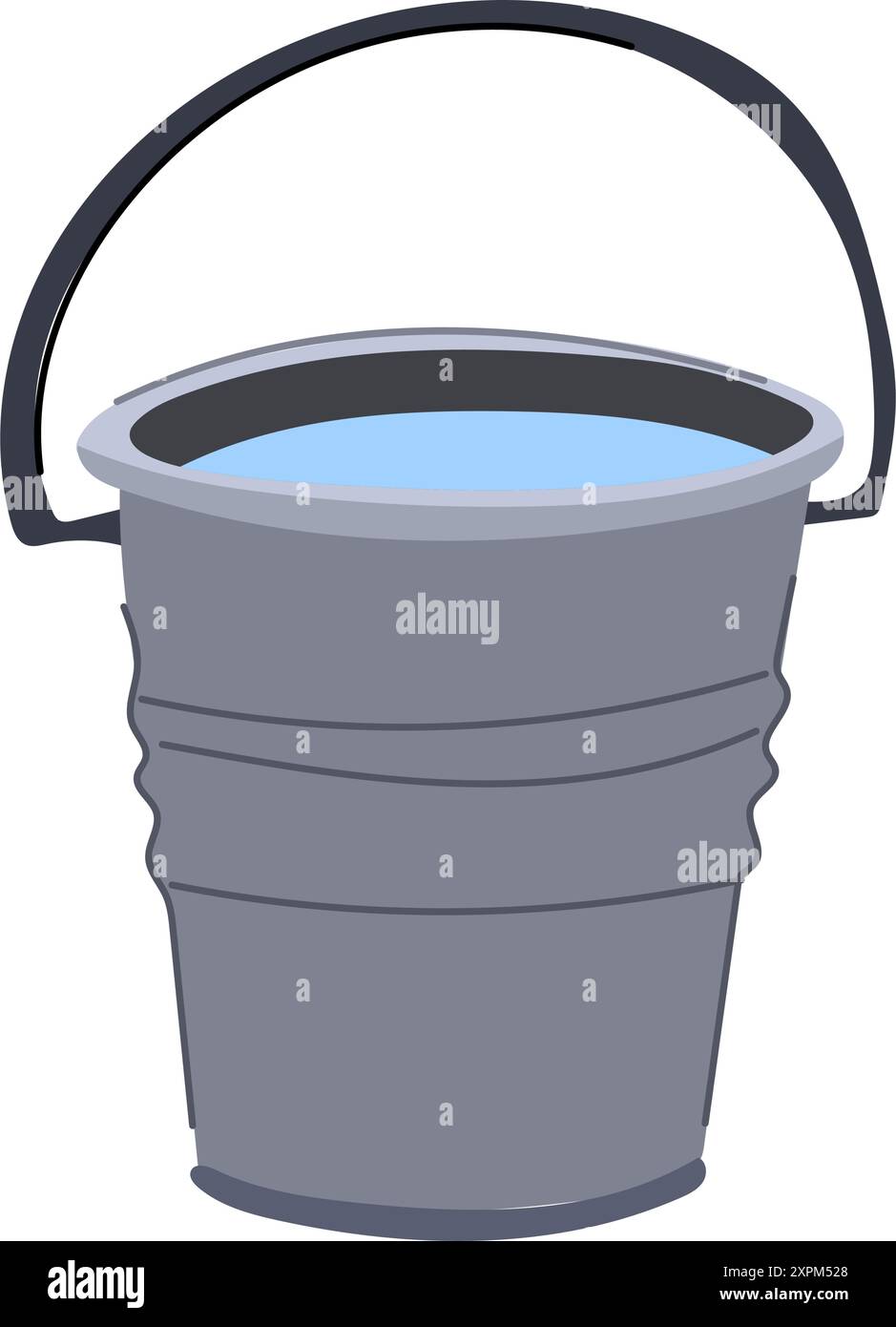metal bucket water cartoon vector illustration Stock Vector Image & Art ...