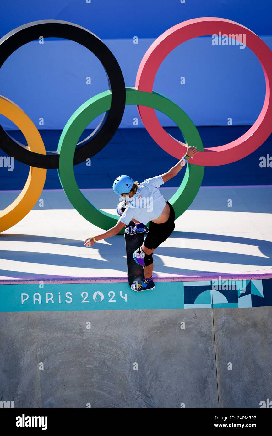 Paris, France. 06th Aug, 2024. Bryce WETTSTEIN of USA competes in the ...